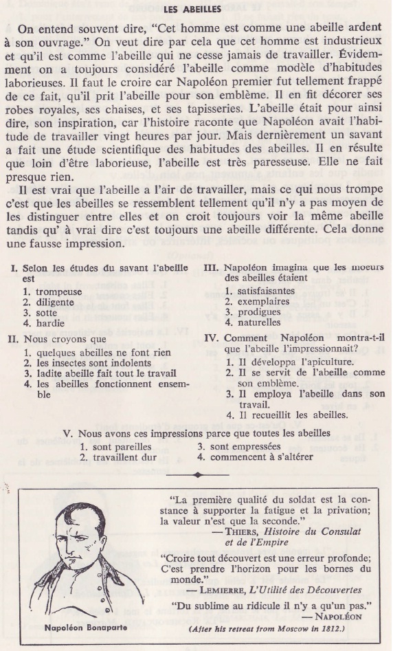 Reading Comprehension in French - Reading Comprehension in French -